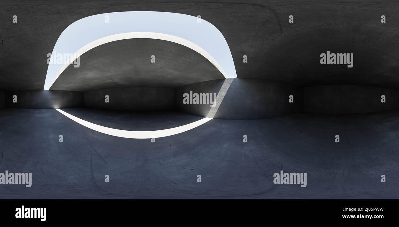 mappa dell'ambiente panoramica completa a 360 gradi dell'interno ...