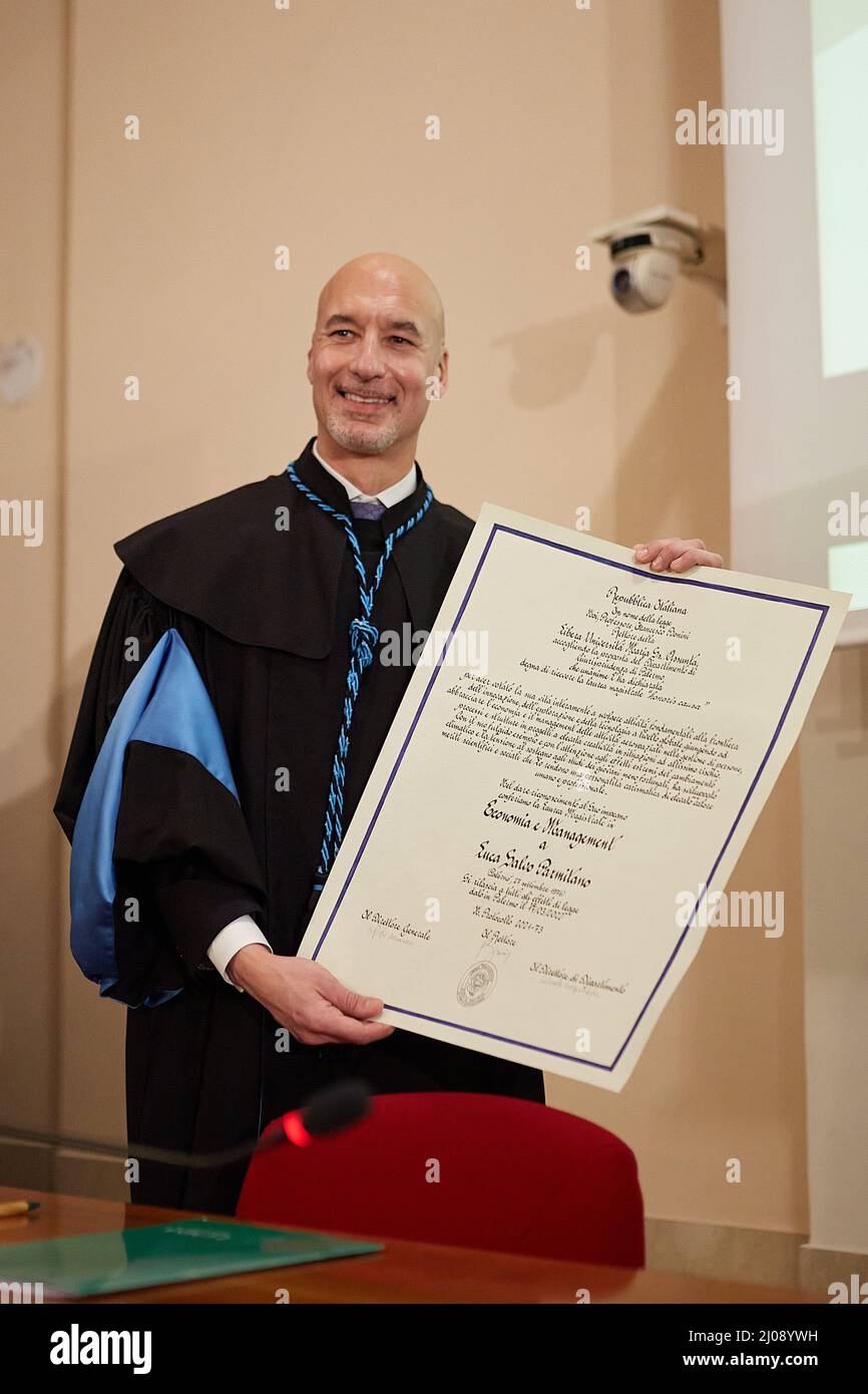 Palermo, Sicilia, Italia. 17th Mar 2022. L'Università LUMSA ha ...