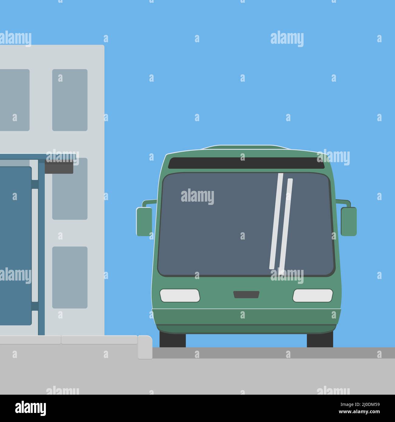 Vettori vettoriali fermata autobus Immagini Vettoriali Stock - Alamy