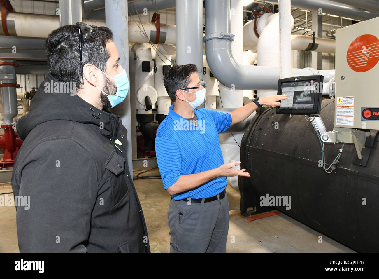 ROBINS AIR FORCE BASE, GA. – Joseph Santillan, Right, 402nd Maintenance ...