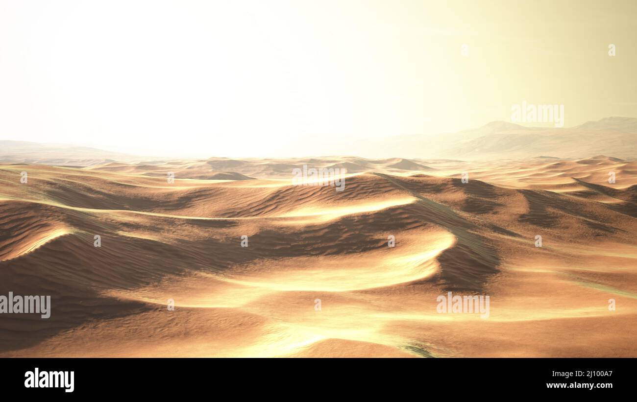 Alba sulle dune di sabbia nel deserto di dubai immagini e fotografie stock ad alta risoluzione ...