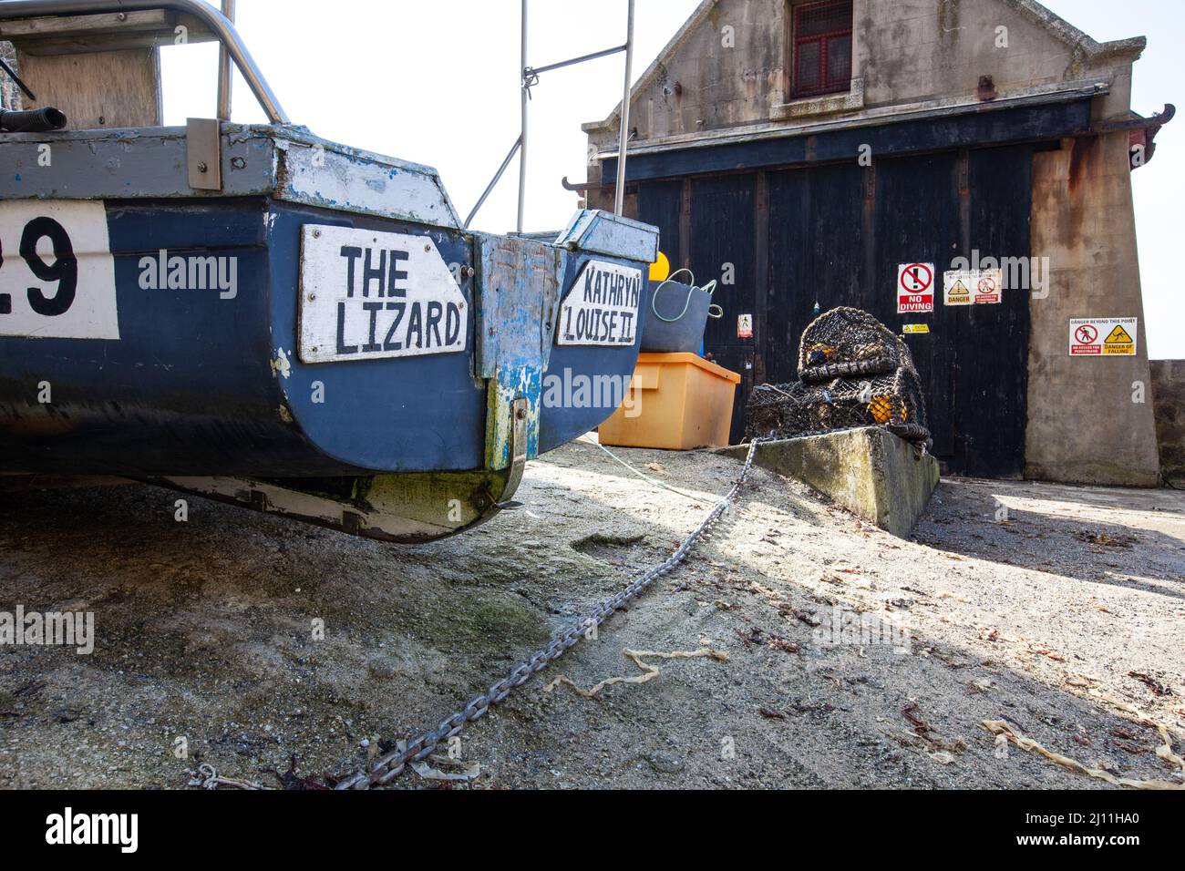 Stazione di scialuppa di salvataggio polpeor cove immagini e fotografie ...