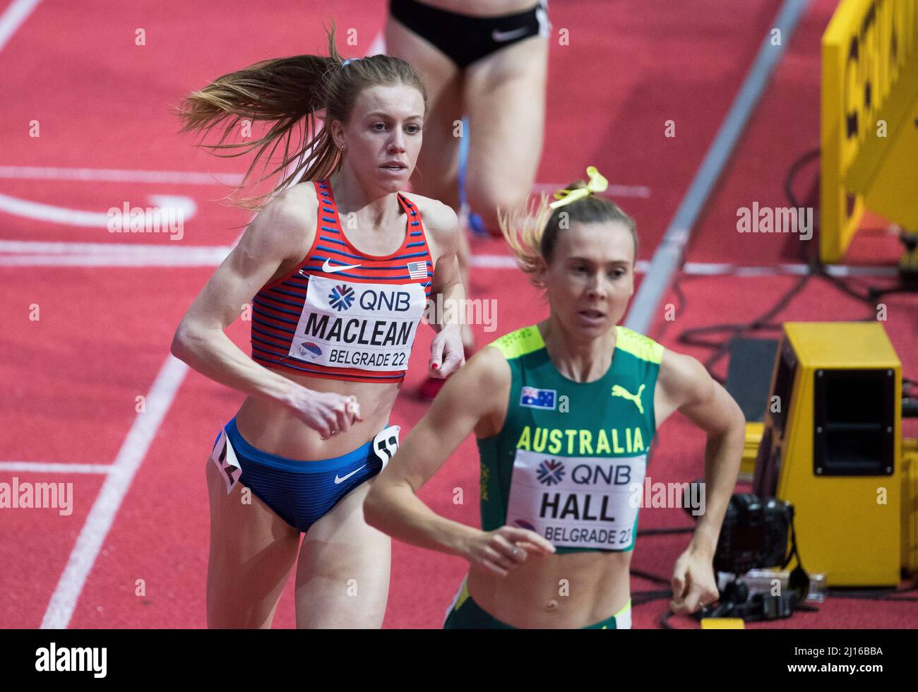 Belgrado, Serbia, 19th marzo 2022. Linden Hall of Australia, Heather ...