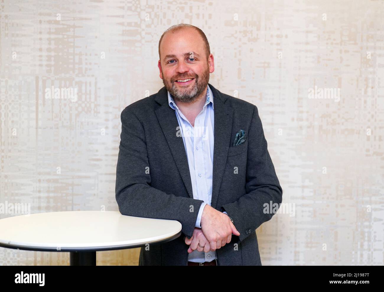 Daniel Burger, CEO di Magen David Adom, all'hotel Hilton London ...
