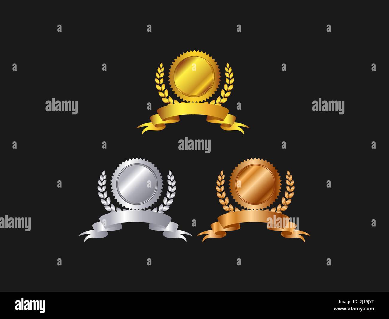 1st 2nd 3rd medaglia primo posto secondo terzo premio vincitore badge ...