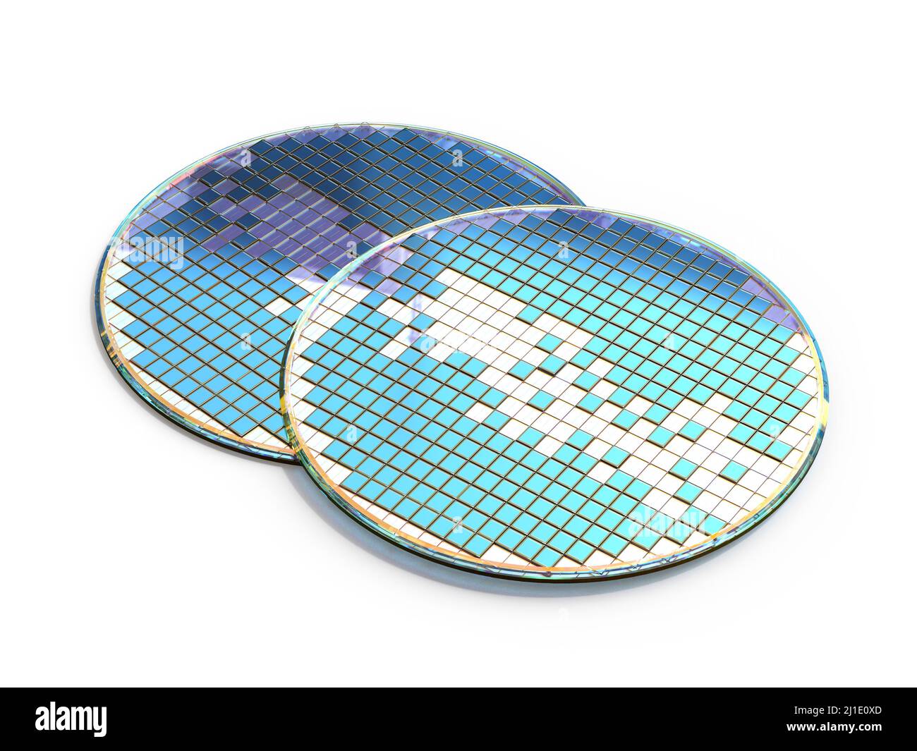 Silicon wafer immagini e fotografie stock ad alta risoluzione - Alamy