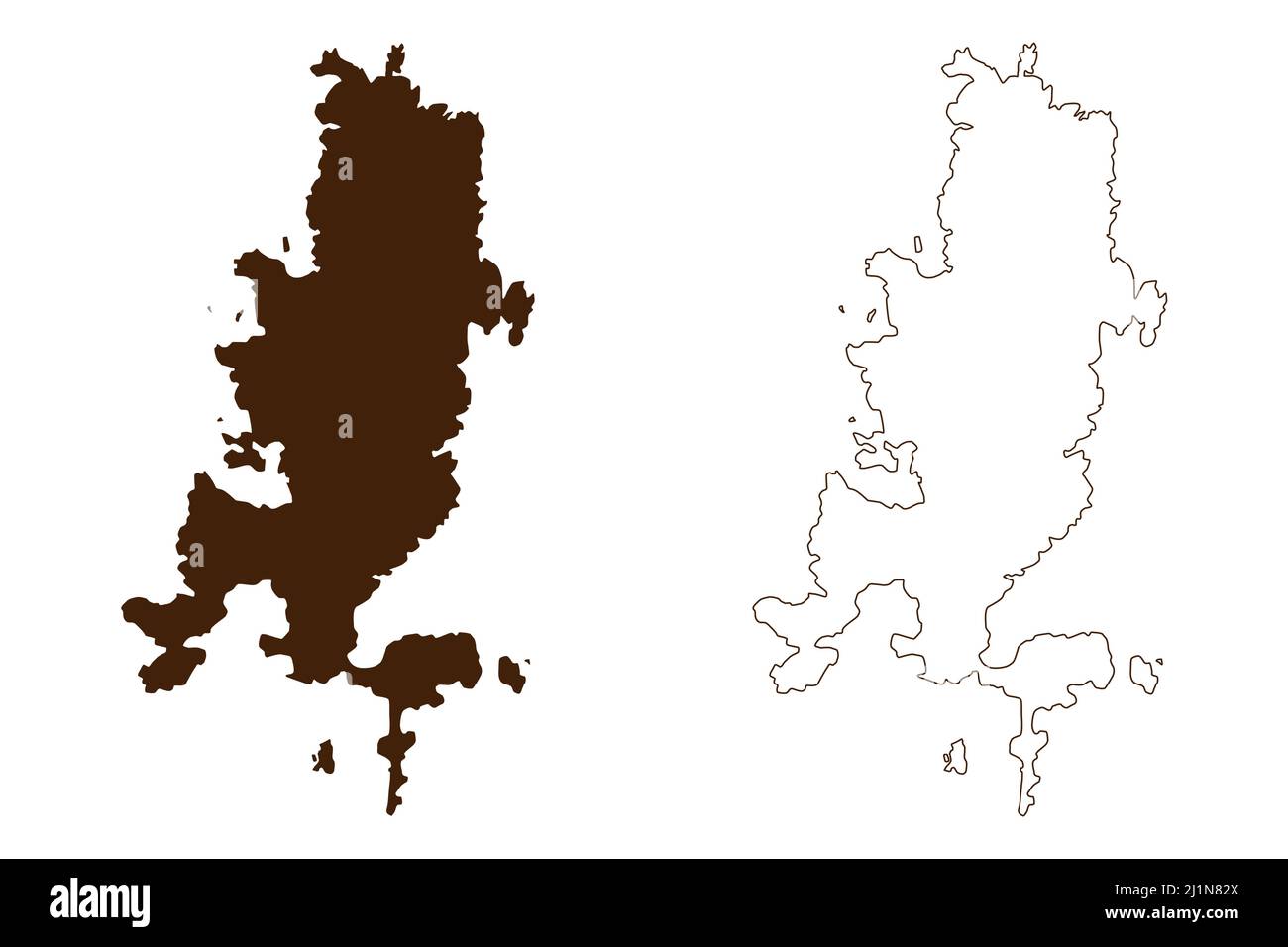 Isola di Caprera (Sardegna, Repubblica Italiana, Italia, arcipelago ...