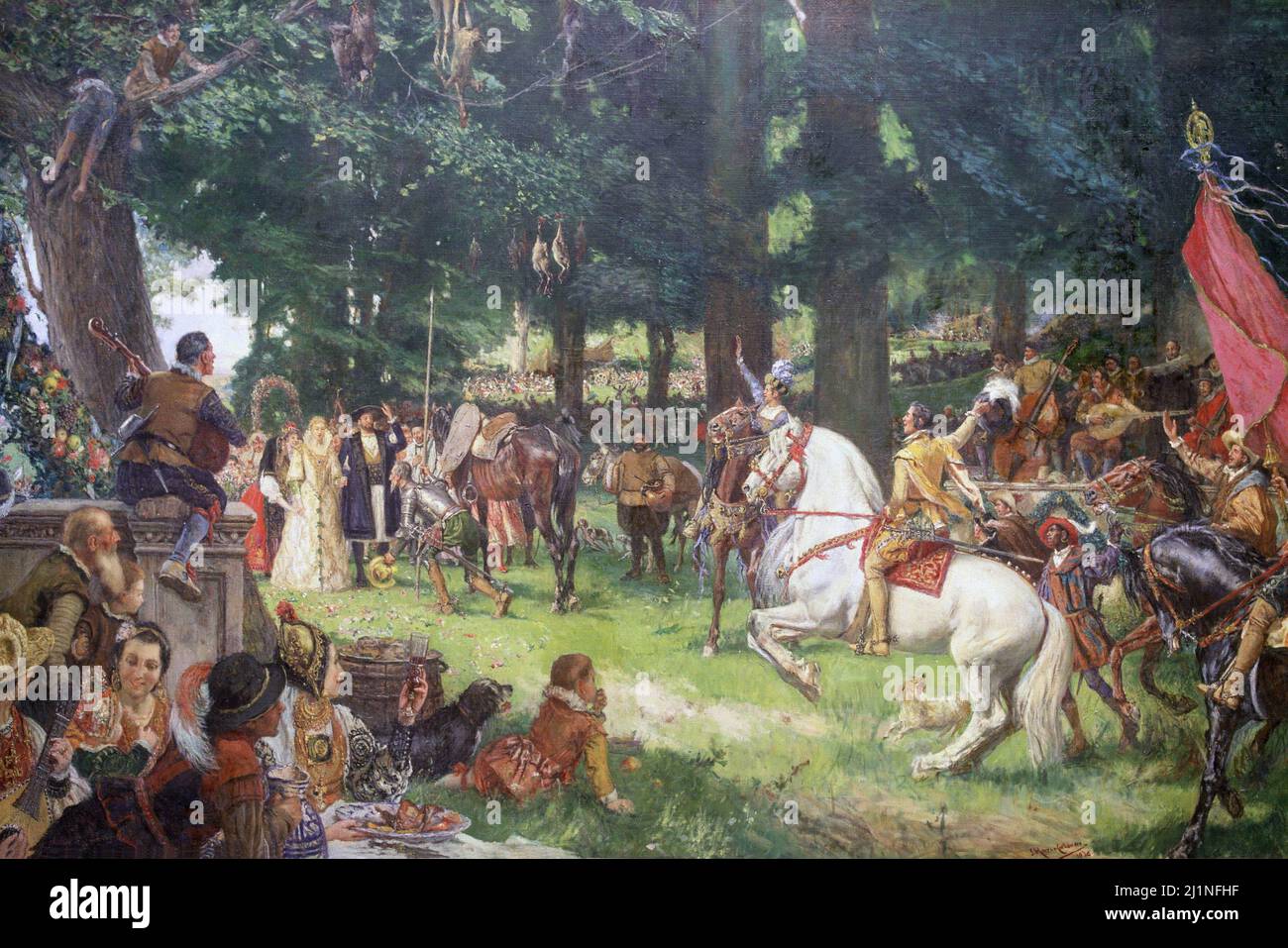 MORENO CARBONERO , JOSE. PINTOR ESPAÑOL . MALAGA 1860 - 1942. ' LAS ...