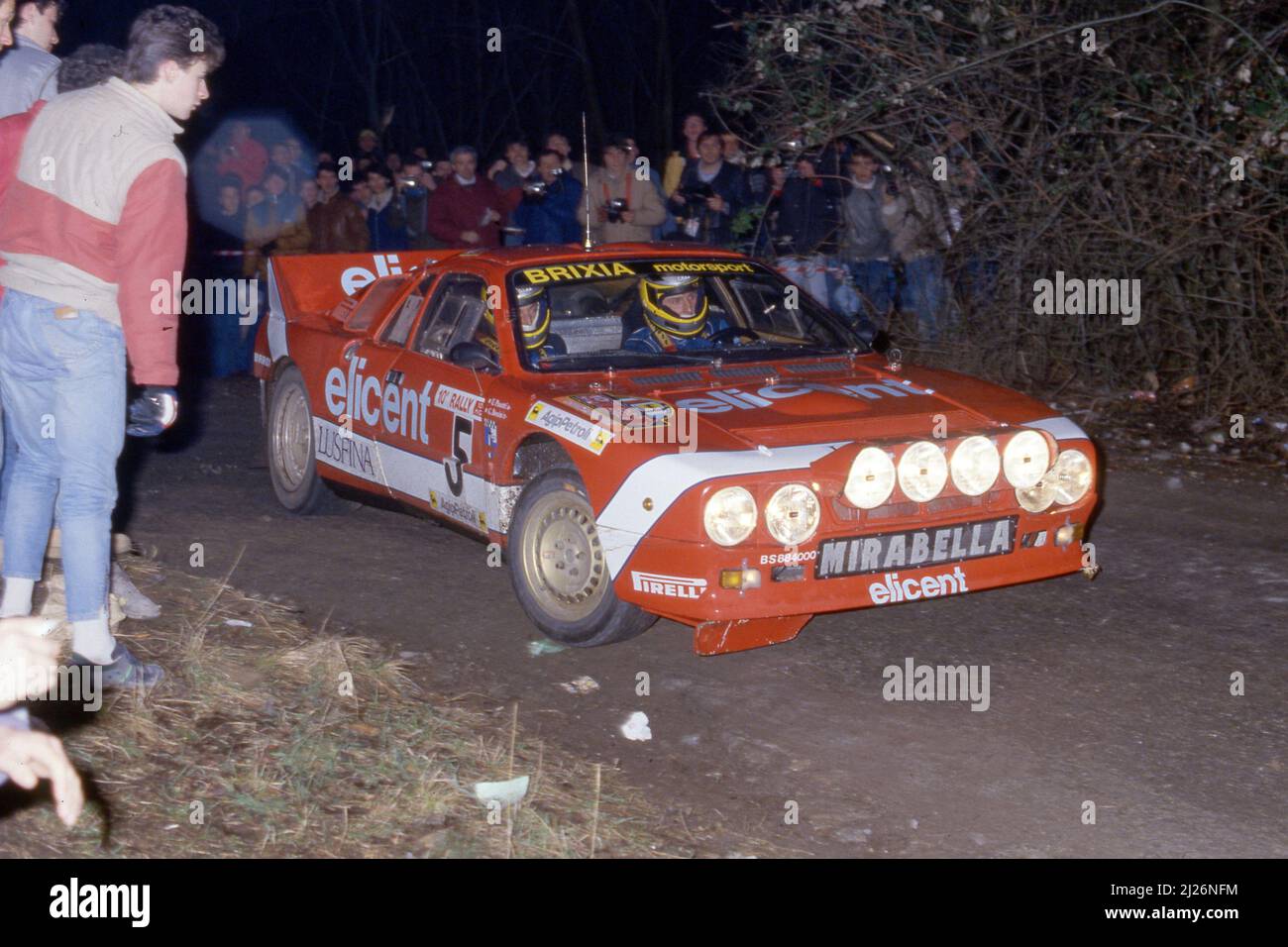 Giacomo Bossini (ITA) Ugo Pasotti (ITA) Lancia Rally 037 GRB Brixia ...