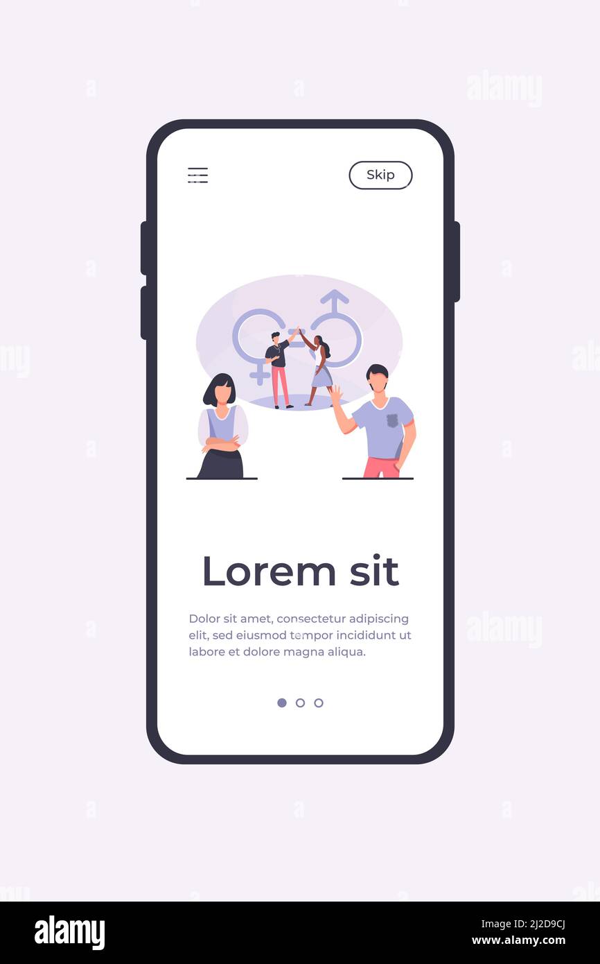 Simbolo dell'uguaglianza di genere Immagini Vettoriali Stock - Alamy