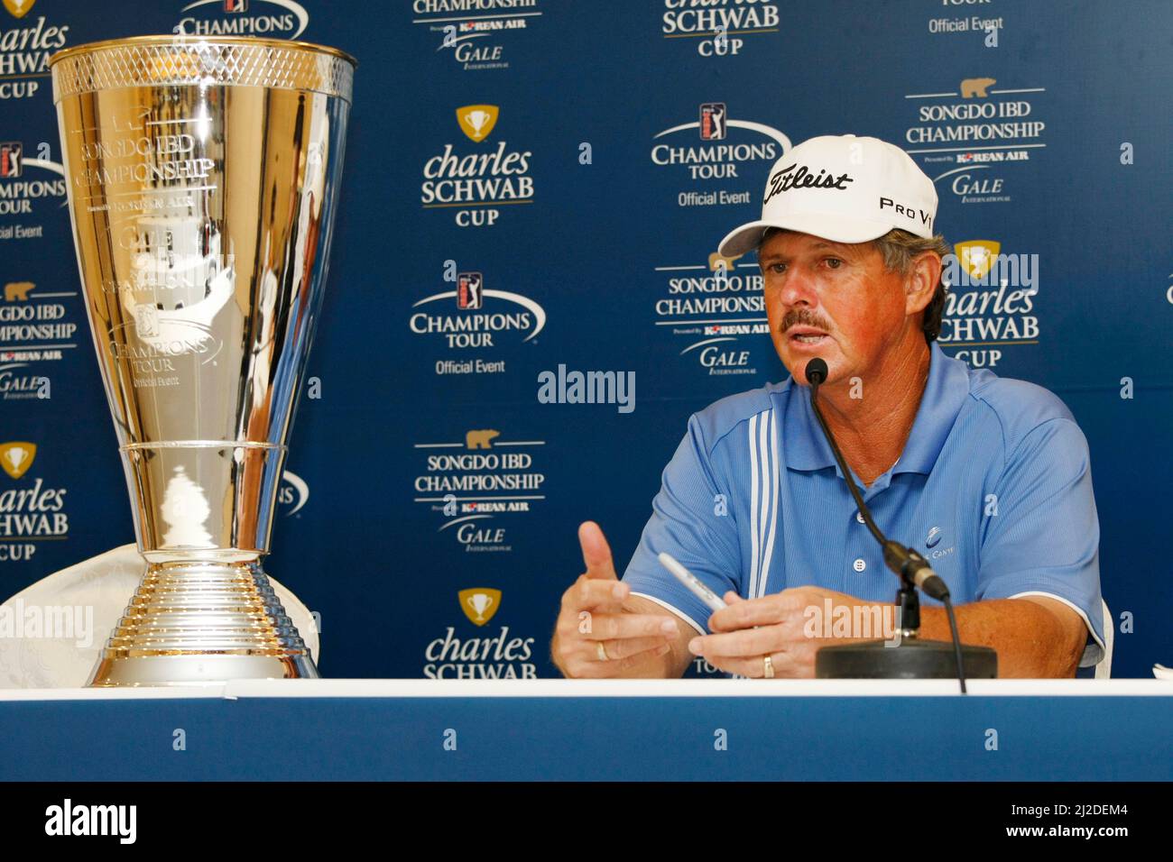Conferenza stampa del vincitore del campionato pga tour songdo ibd ...