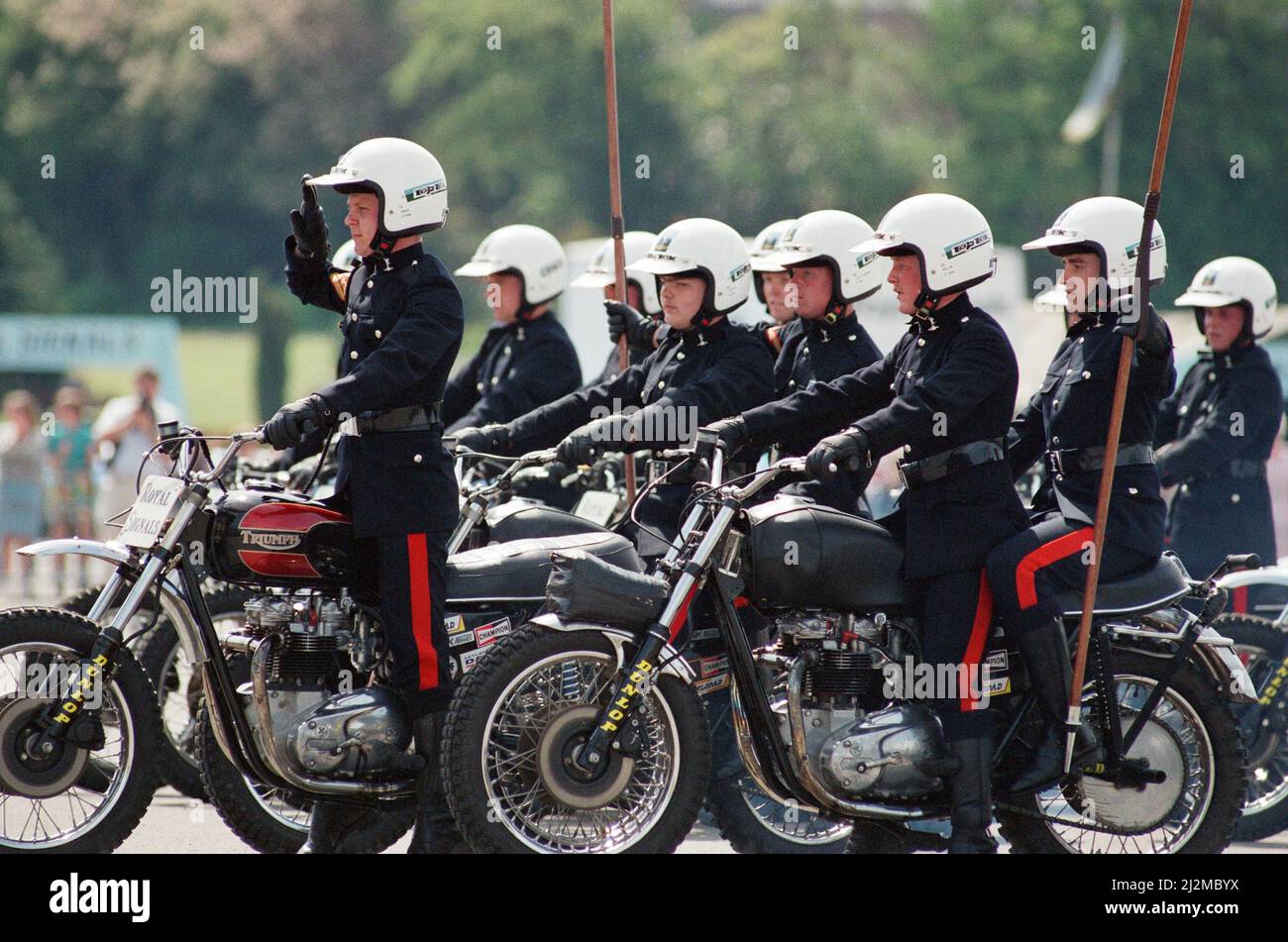 The british army royal signals motorcycle display team immagini e ...