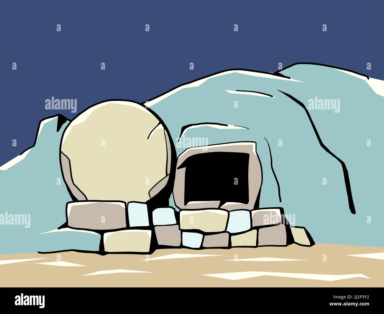 Disegno Tomba Vuota Tomba Vuota Di Gesù Clip Art Della Bibbia Clip