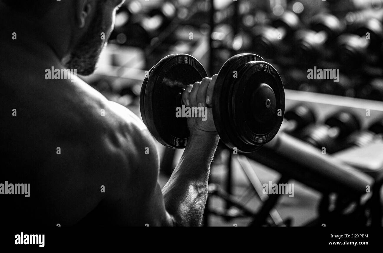 Culturismo bodybuilder Foto e Immagini Stock in Bianco e Nero - Alamy