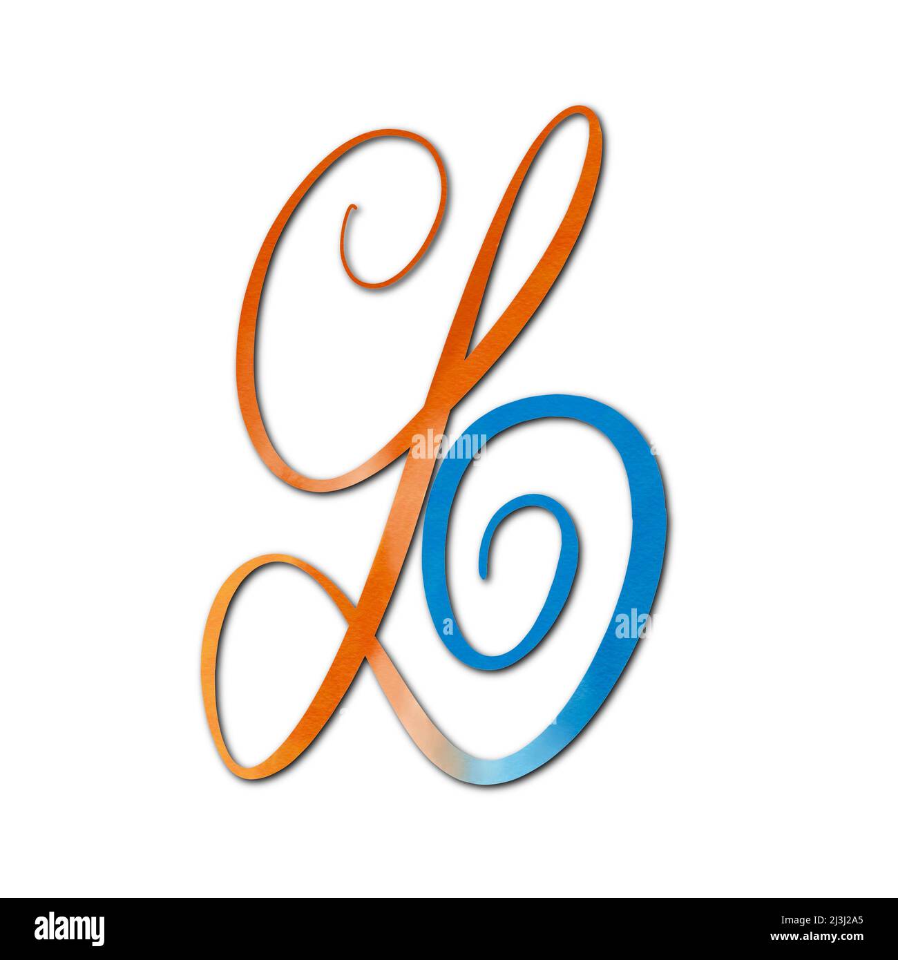 Lettera l decorativa immagini e fotografie stock ad alta risoluzione ...