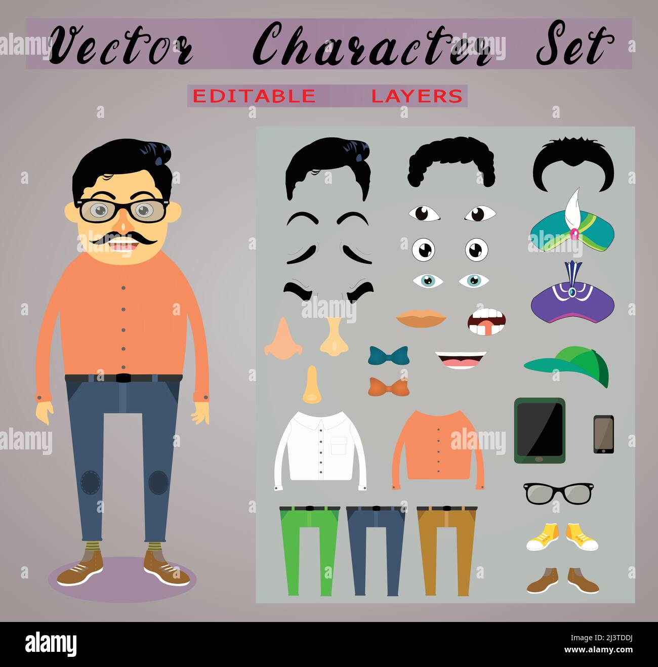 Vector de ilustración de personaje de dibujos animados immagini e ...