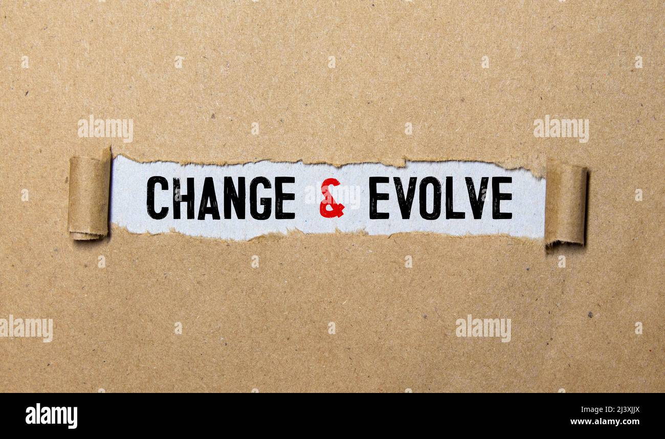 Cambiare ed evolvere immagini e fotografie stock ad alta risoluzione ...