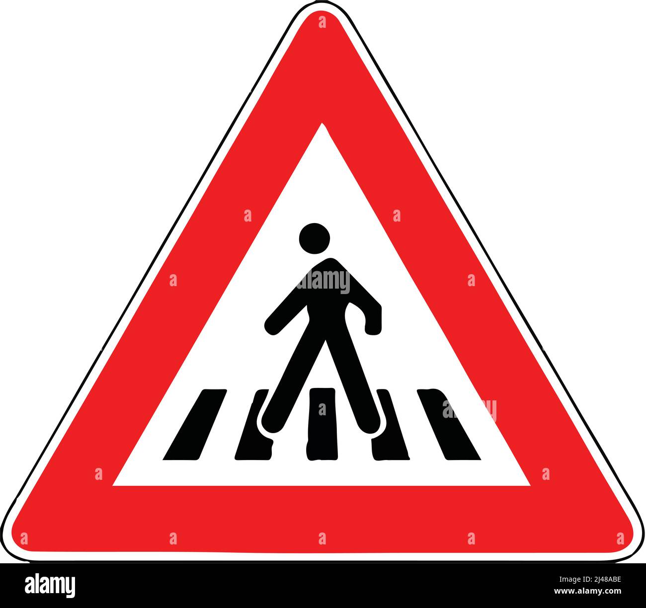 Cartello stradale DI PERICOLO. Simbolo informazioni stradali Immagine e ...