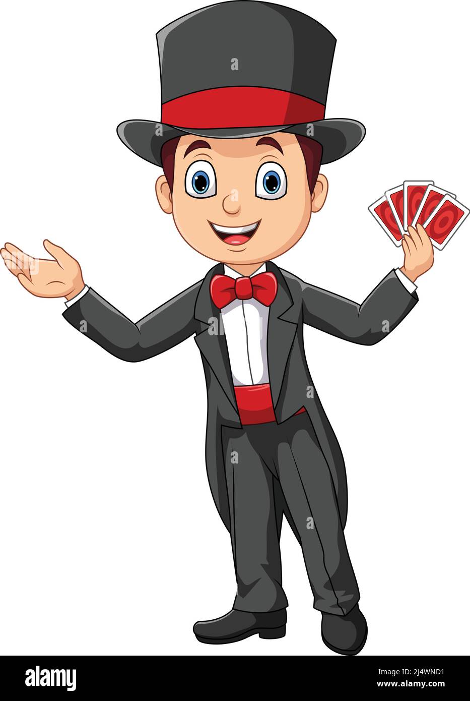 Magician circus cartoon Immagini Vettoriali Stock - Alamy