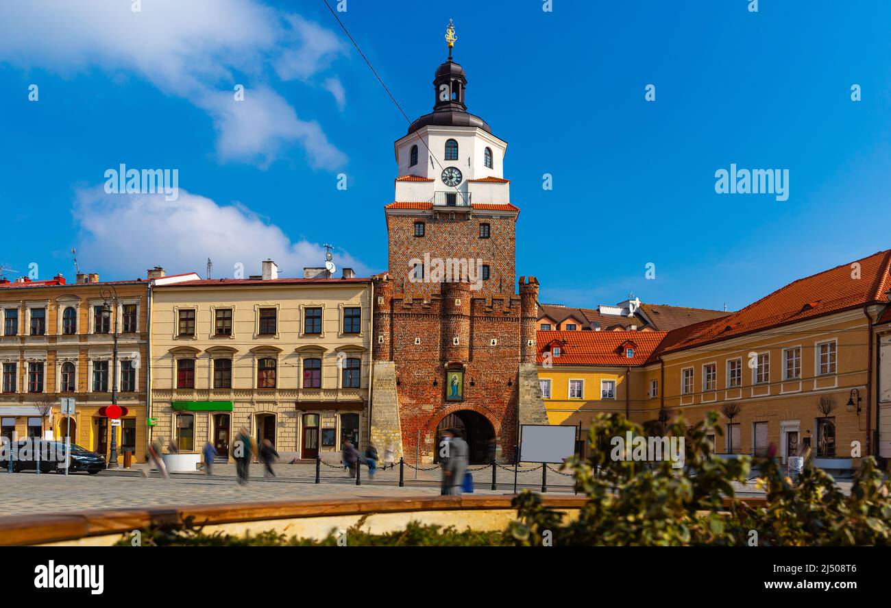 Torre dell'orologio storico lublino polonia immagini e fotografie stock ...