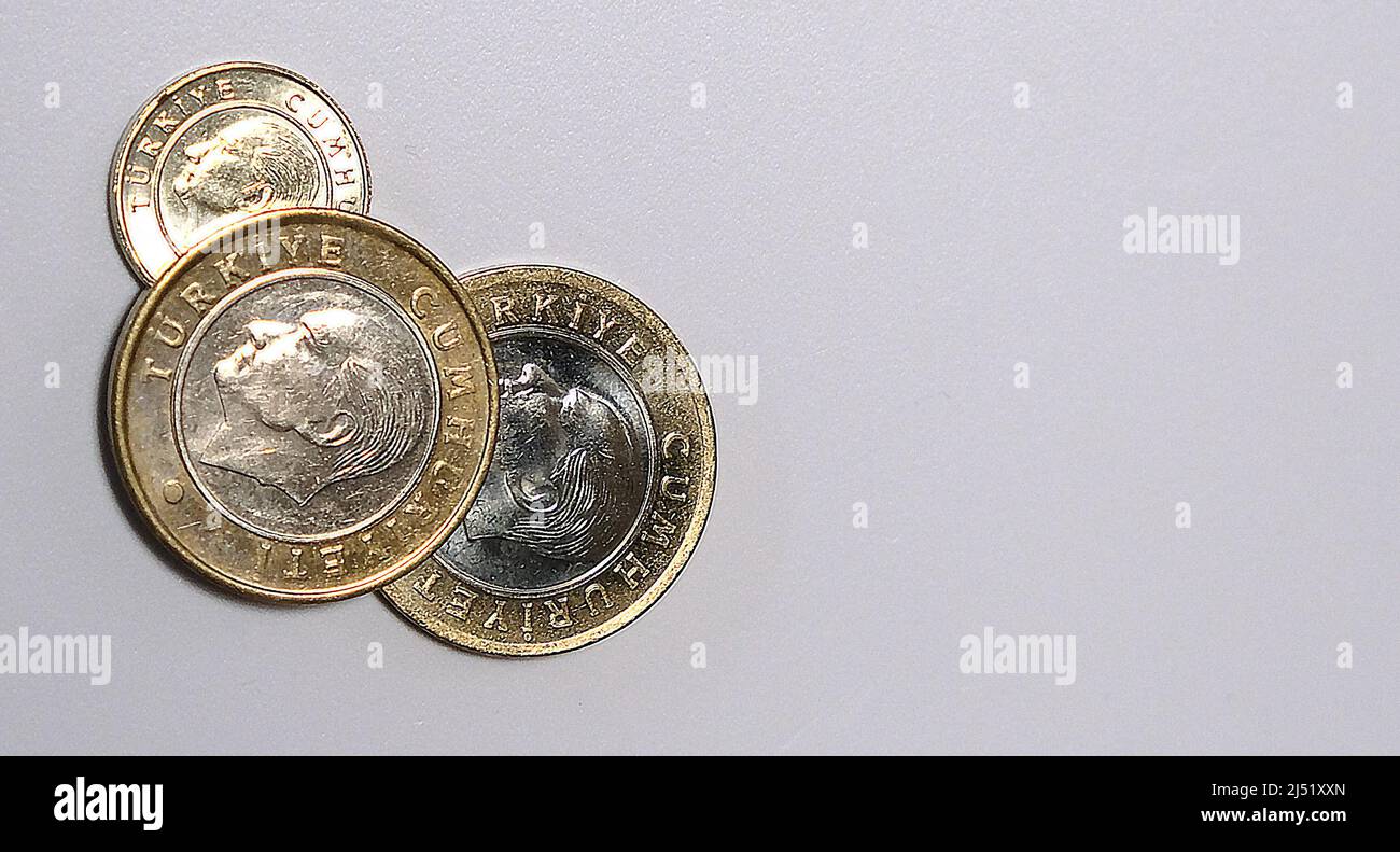 Monete turche immagini e fotografie stock ad alta risoluzione - Alamy
