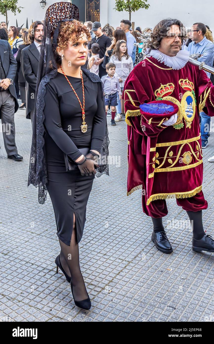 Mantiglia di pizzo nero immagini e fotografie stock ad alta risoluzione ...