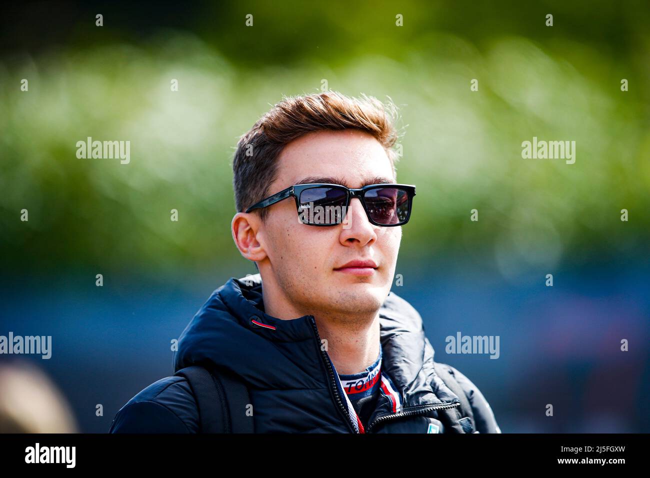 RUSSELL George (gbr), Mercedes AMG F1 Team W13, ritratto durante la ...