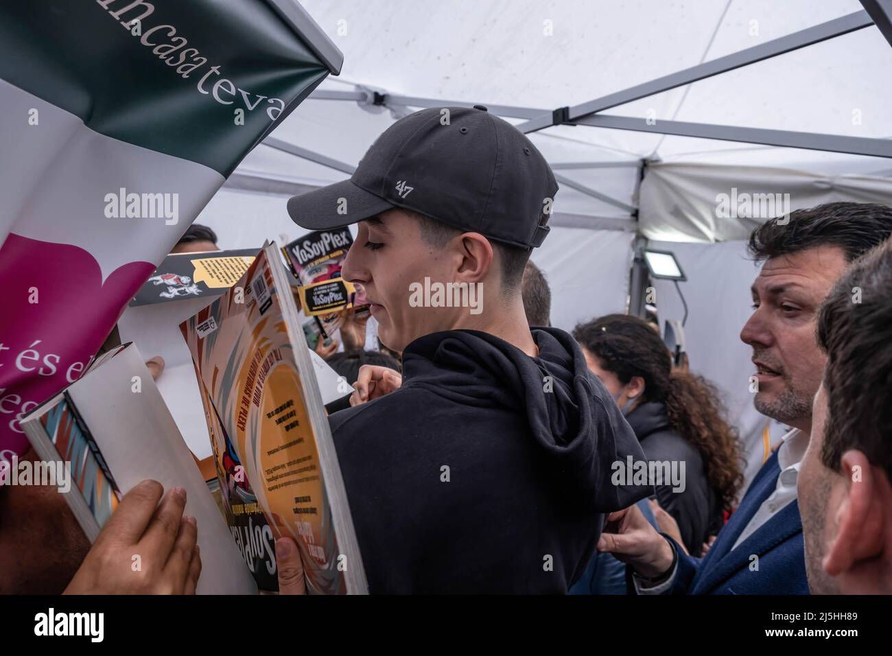 Barcellona, Spagna. 23rd Apr 2022. L'influencer spagnolo e youtuber ...