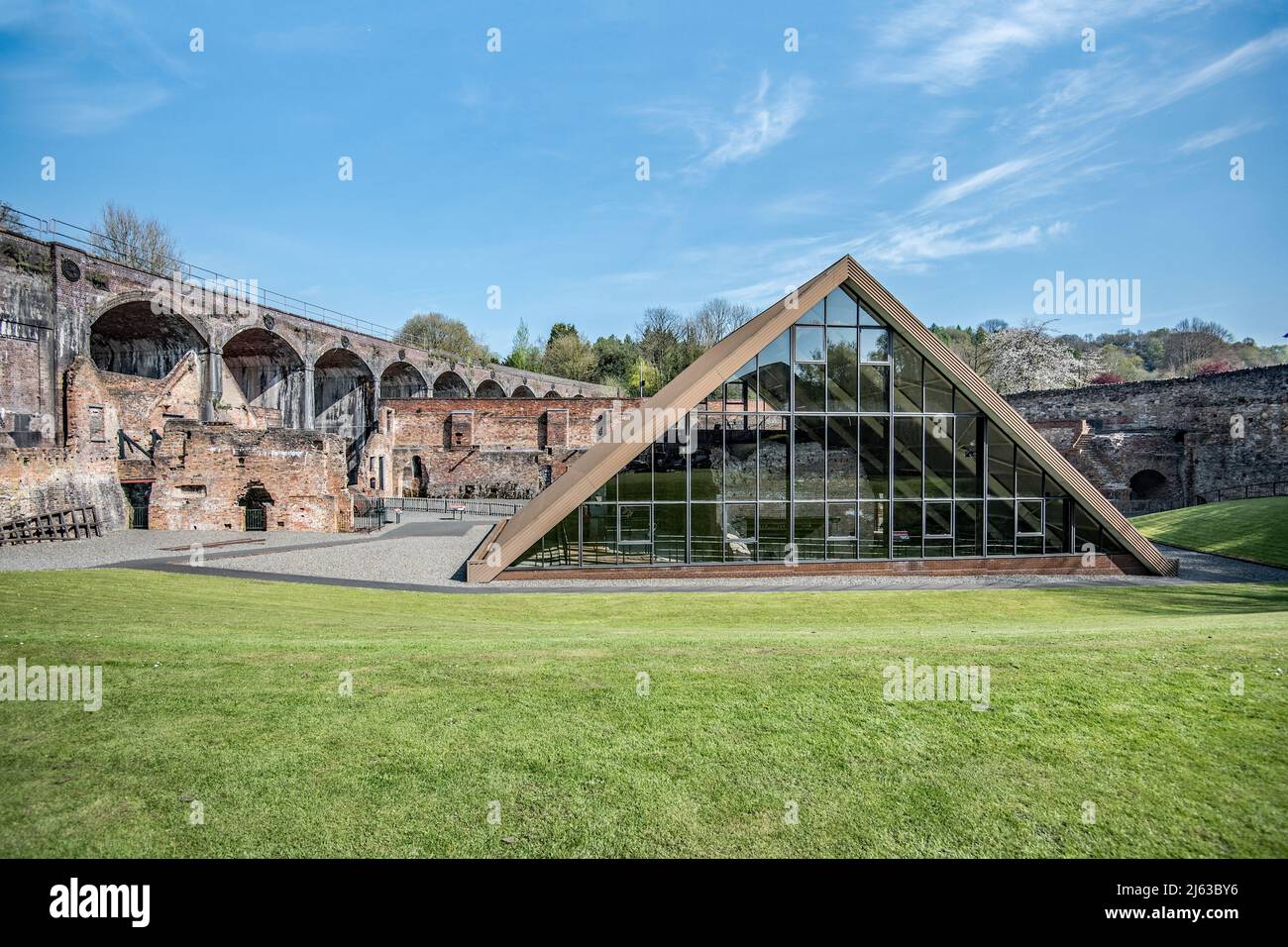 Coalbrookdale Museum of Iron, Coach Road Ironbridge Shropshire , parte ...