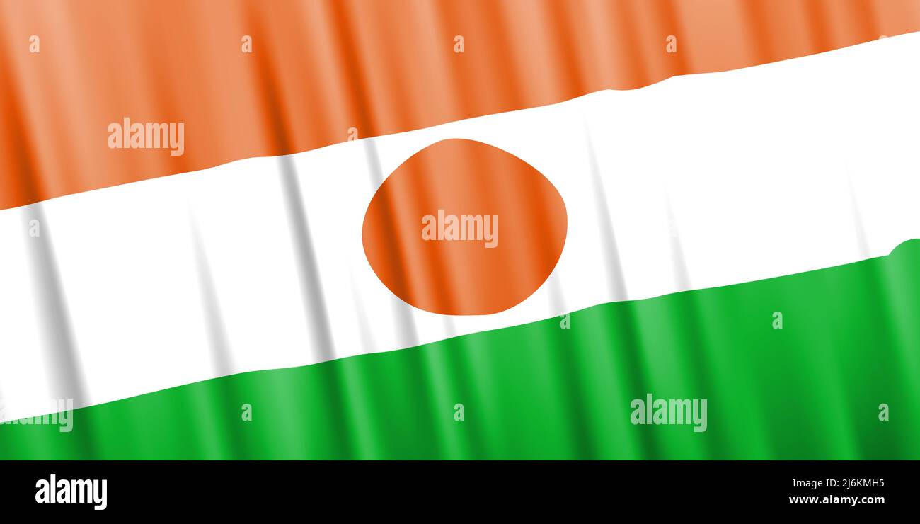 Bandiera nigerien ondulata immagini e fotografie stock ad alta ...