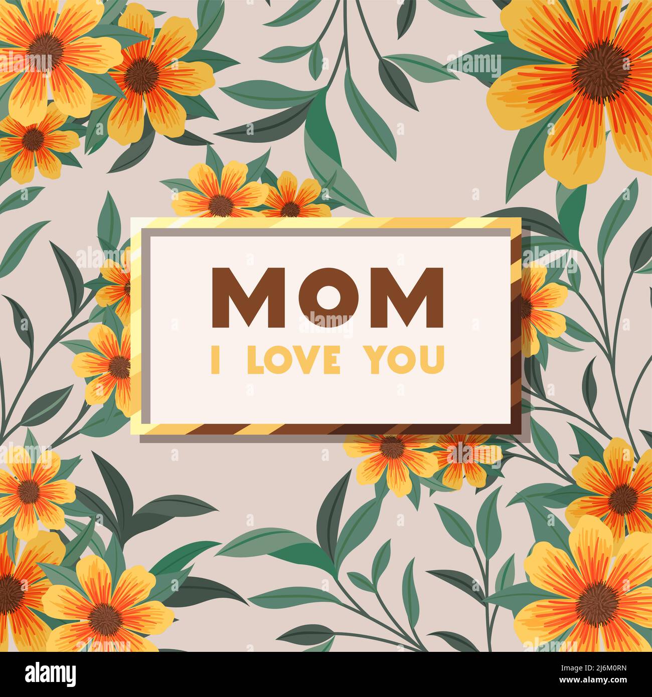 Ti abbraccio mamma Immagini Vettoriali Stock - Alamy