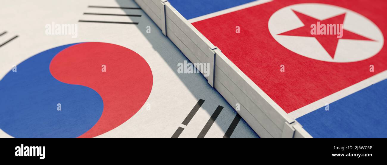 Muro di confine della corea del nord immagini e fotografie stock ad ...