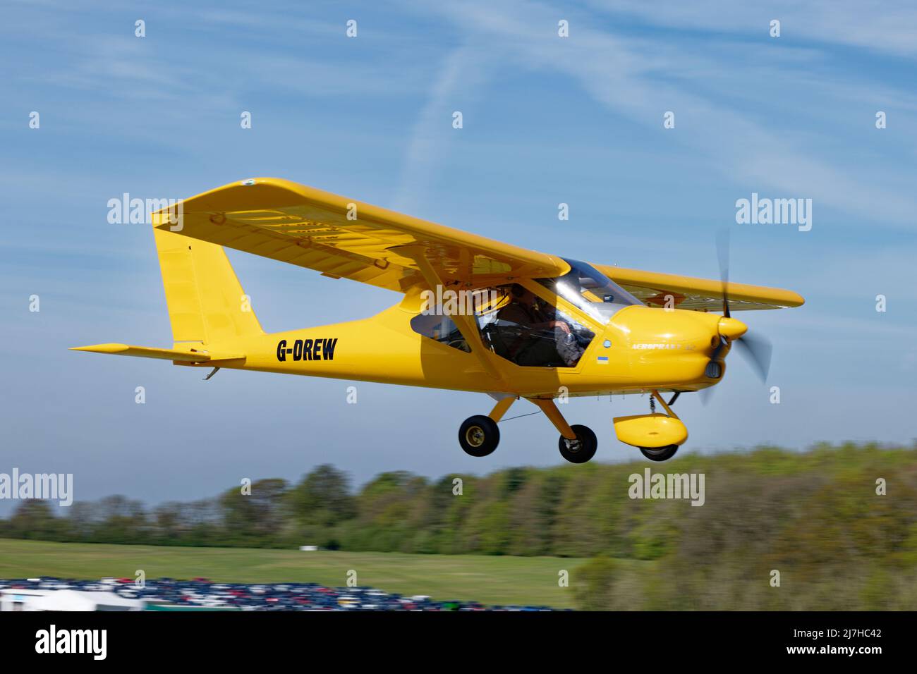 Yellow microlight aircraft immagini e fotografie stock ad alta ...