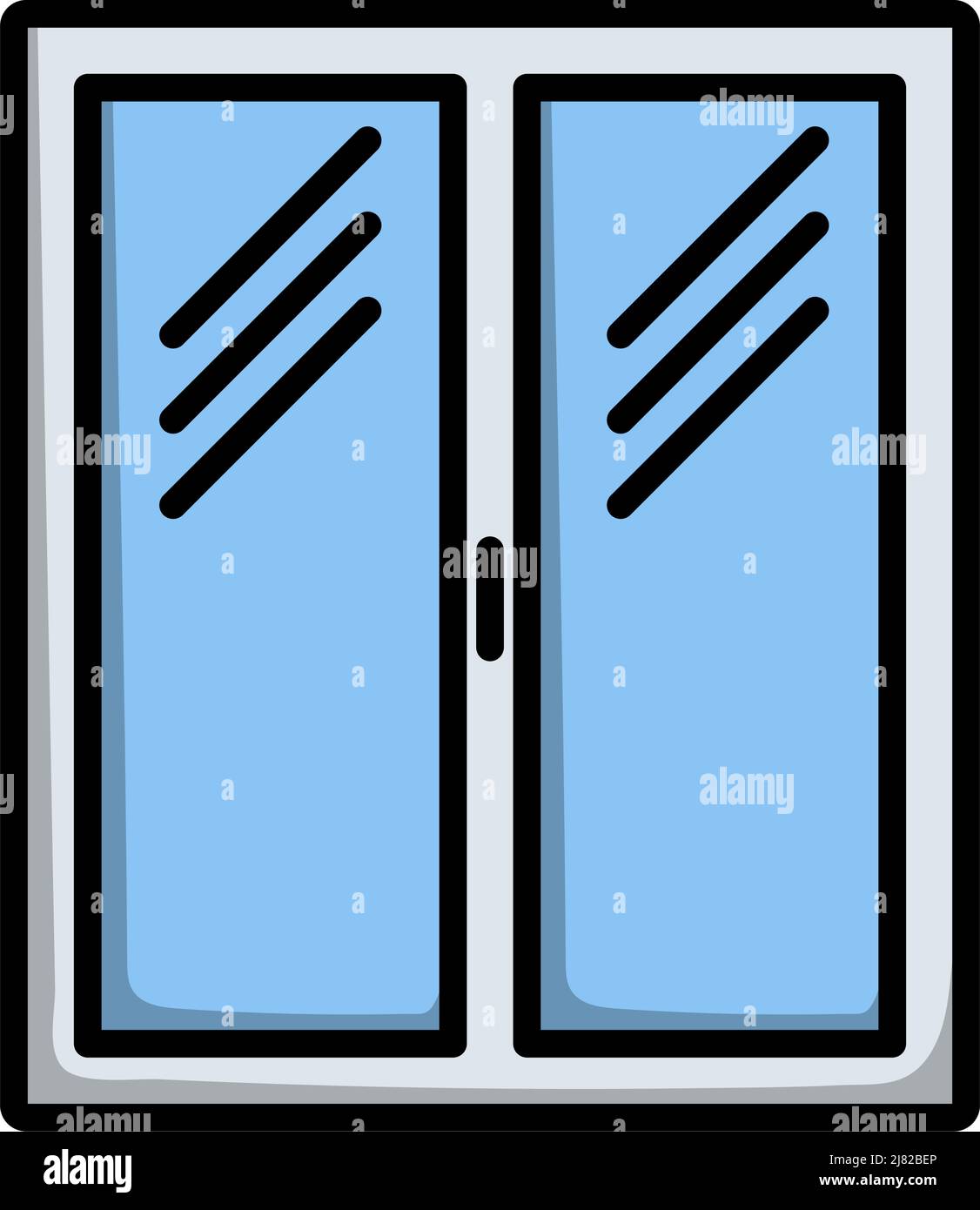 Icona del riquadro finestra chiusa. Contorno grassetto modificabile con ...