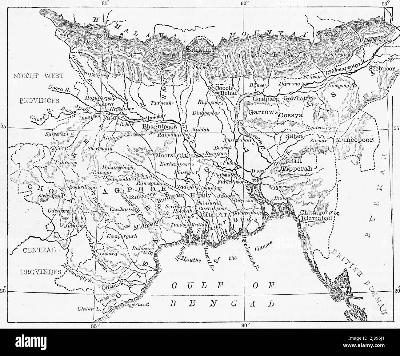 Mappa di posizione di orissa immagini e fotografie stock ad alta ...