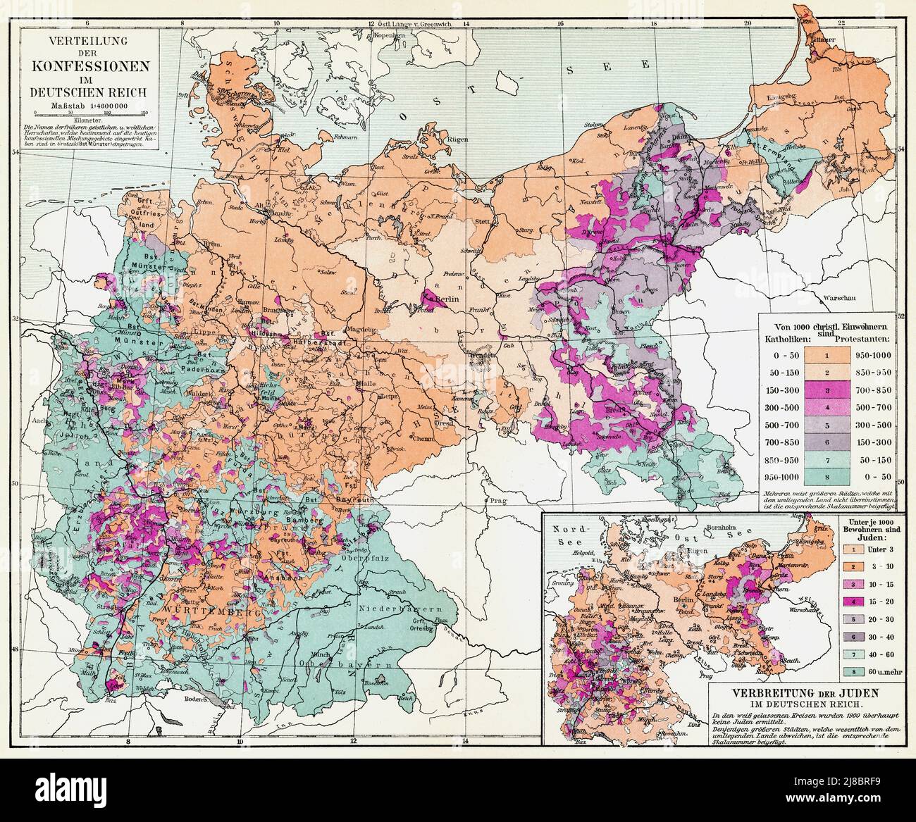 Mappa di distribuzione della religione immagini e fotografie stock ad ...