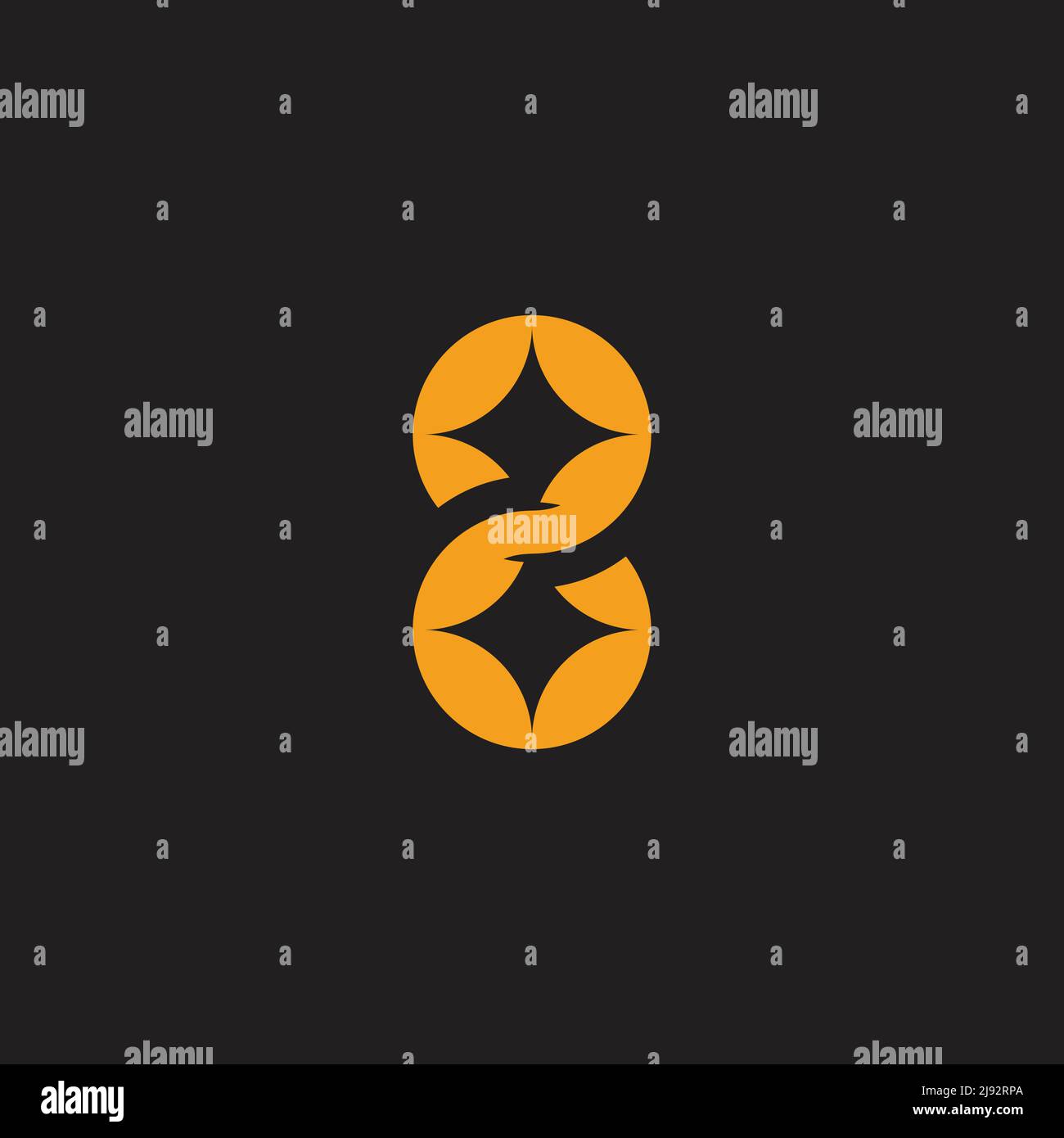 Due 2 stelle Immagini Vettoriali Stock - Alamy
