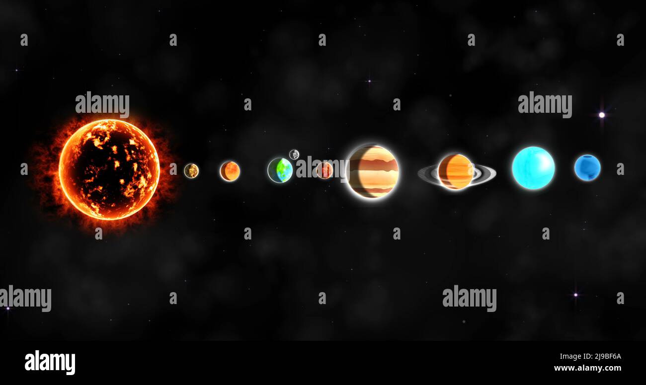 I nostri pianeti del sistema solare immagini e fotografie stock ad alta ...