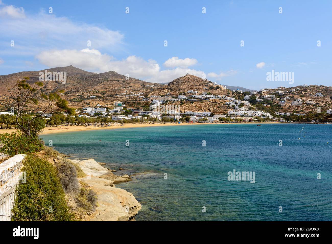 Isola di iOS in Grecia, una famosa destinazione turistica con spiagge ...