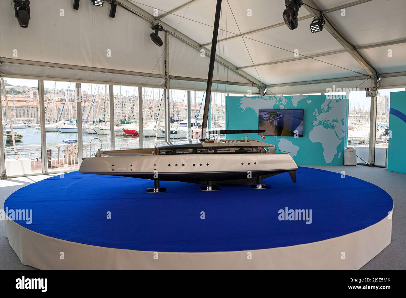 19 maggio 2022, Marsiglia, Francia: Vista del modello ArtExplorer. Dopo ...