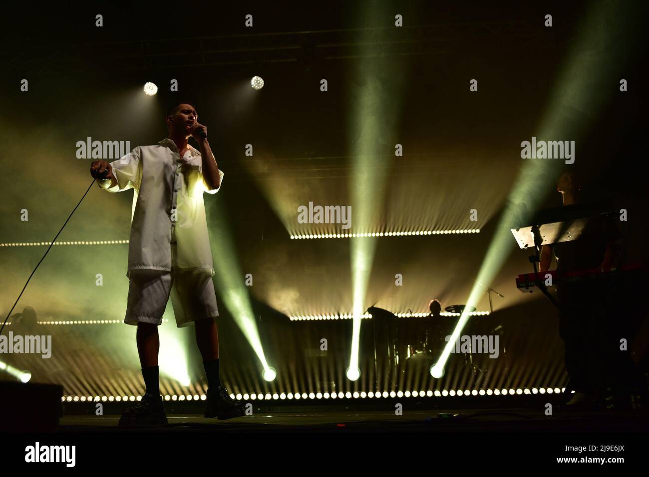 Il cantante e lirico italiano Alessandro Mahmoud, noto come Mahmood, si ...