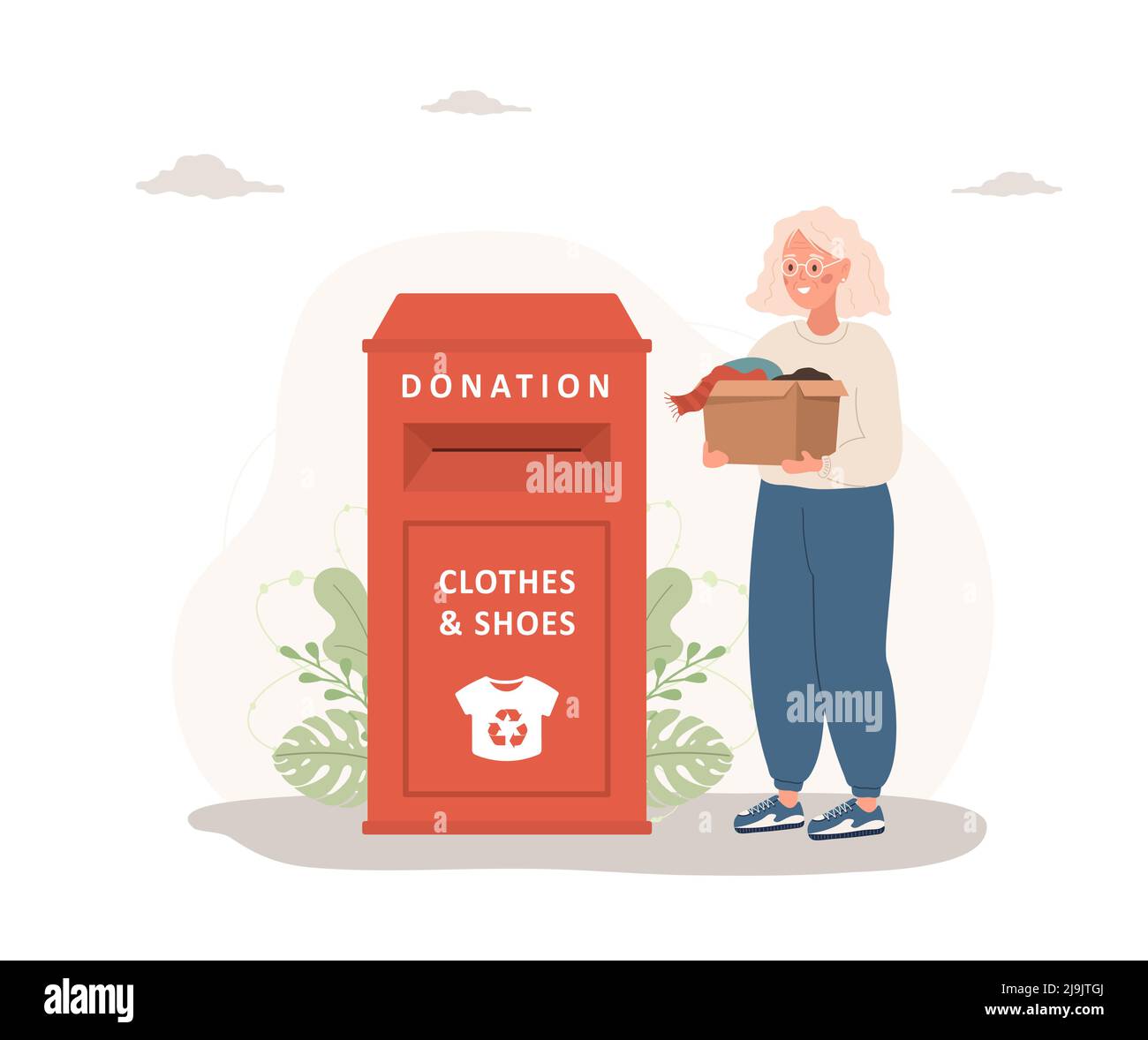 Donna anziana senzatetto Immagini Vettoriali Stock - Alamy