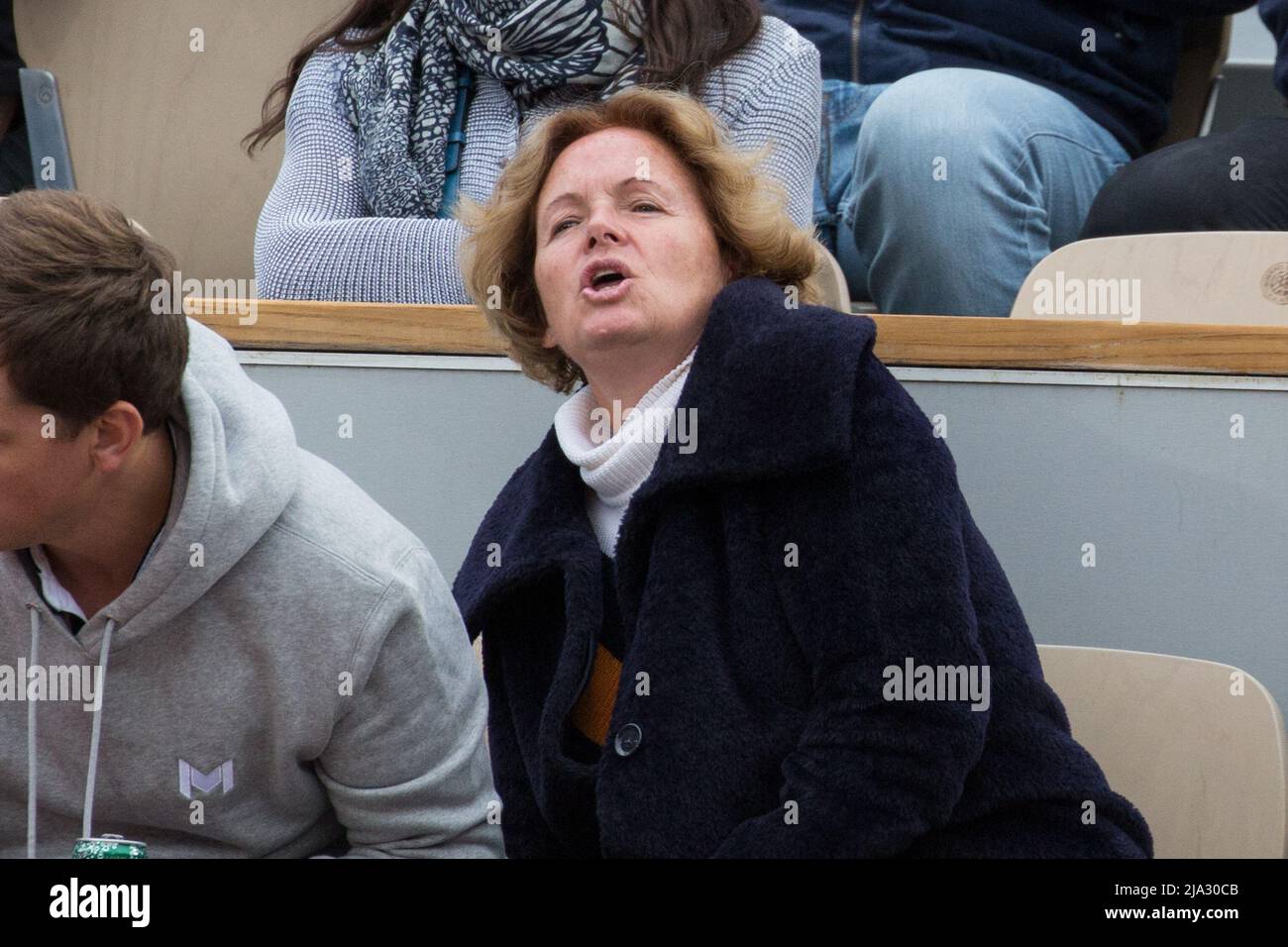 Parigi, Francia, 26 maggio 2022, Julia Apostoli, La madre di Stefanos ...