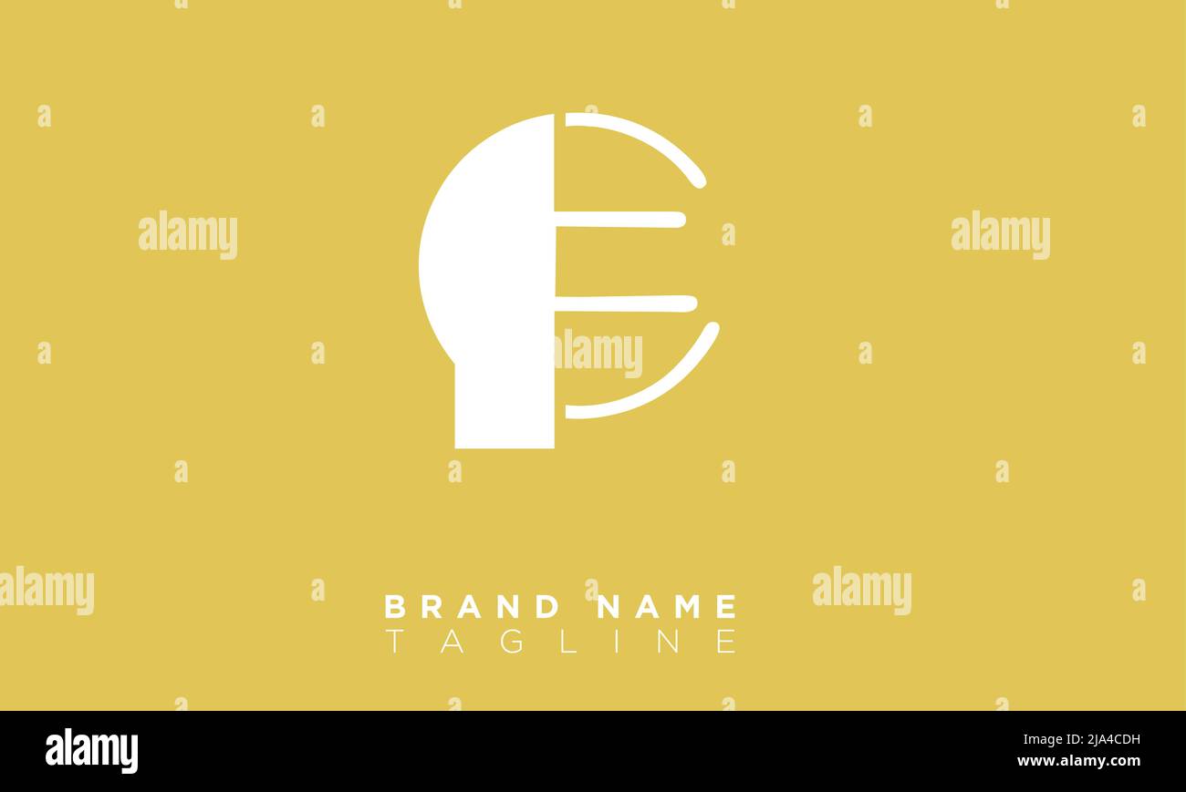 Lettera cf logo Immagini Vettoriali Stock - Alamy
