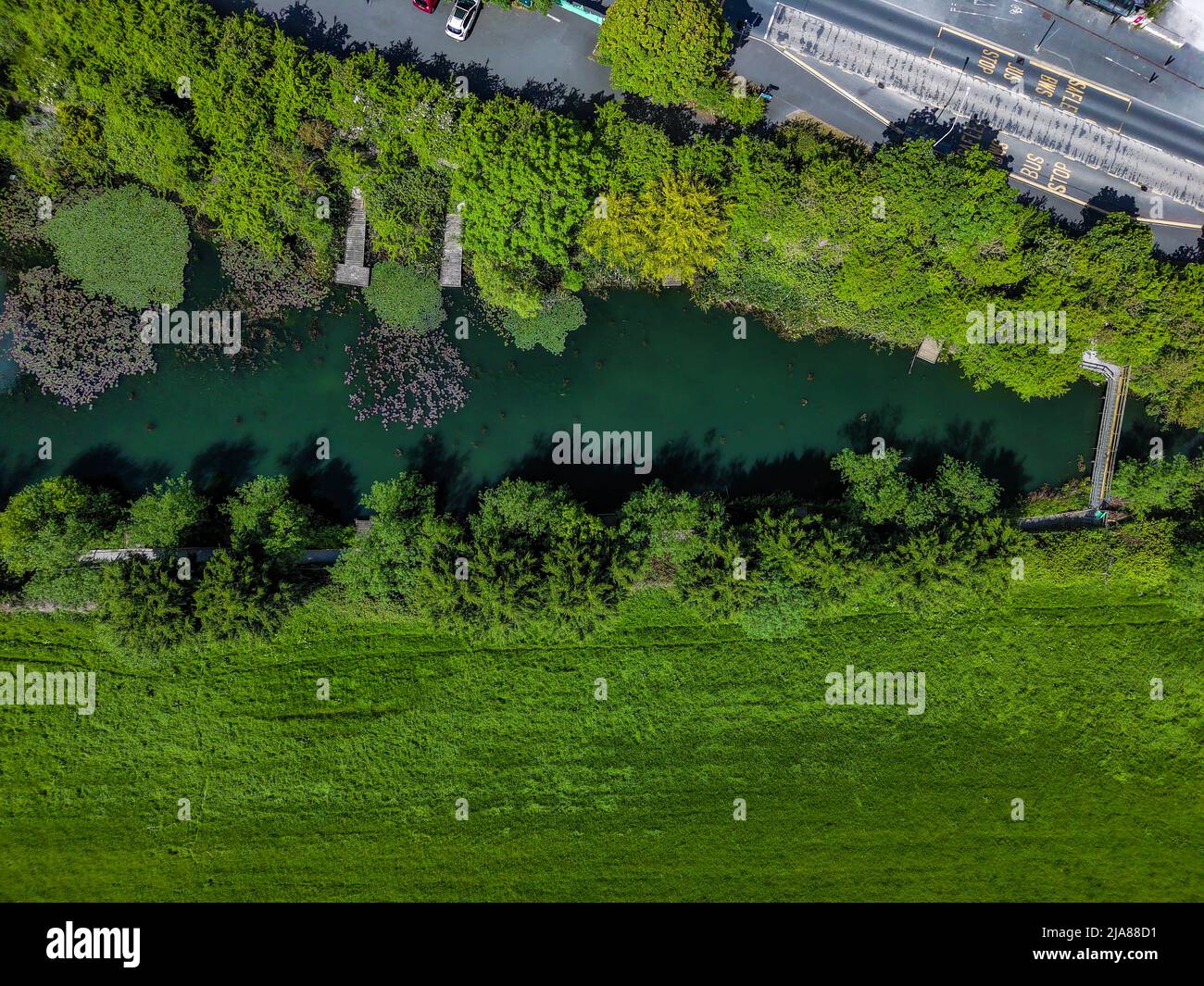 Una foto aerea del castello di scarborough immagini e fotografie stock ...