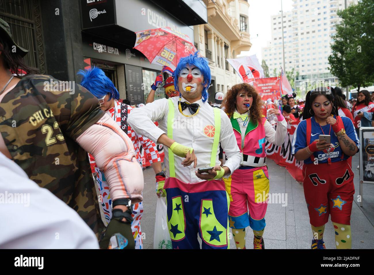 Giornata del clown peruviano immagini e fotografie stock ad alta ...