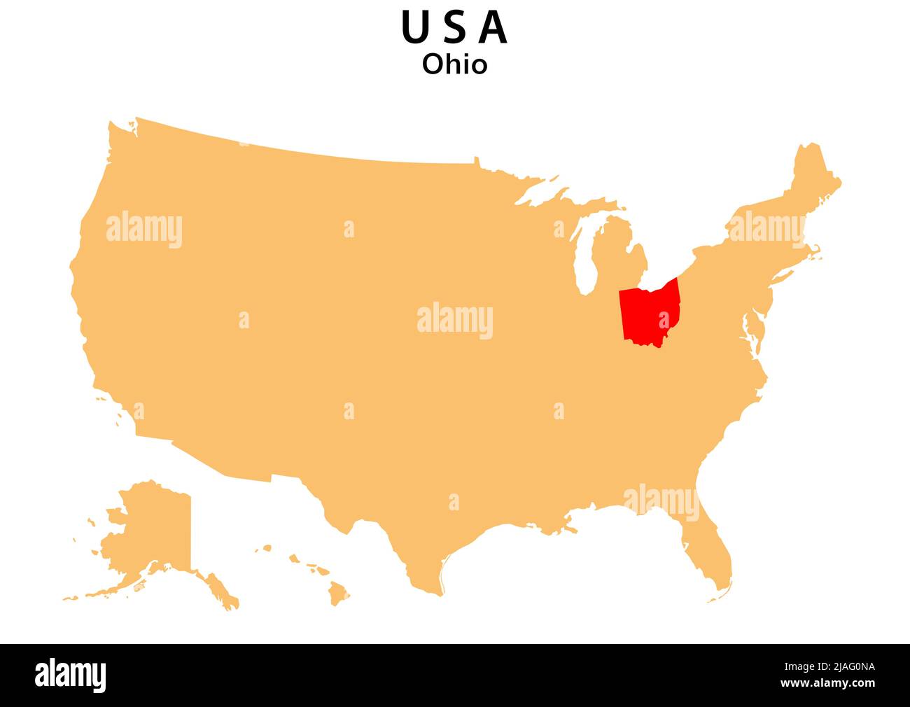Simbolo dello stato di ohio Immagini Vettoriali Stock - Alamy
