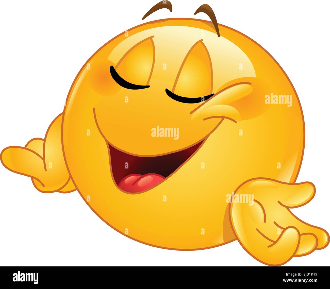 Emoticon emoticon con un aspetto orgoglioso, arrogante, soddisfatto ...