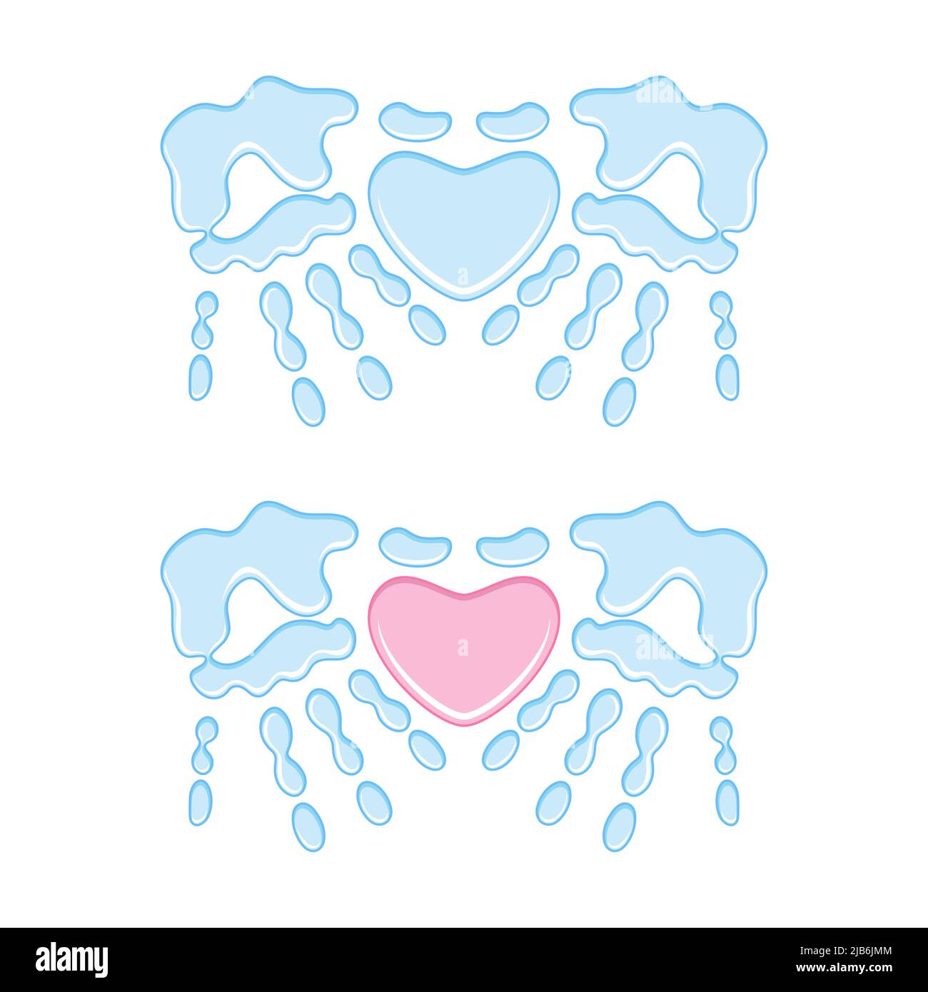 Simbolo del cuore Immagini Vettoriali Stock - Alamy