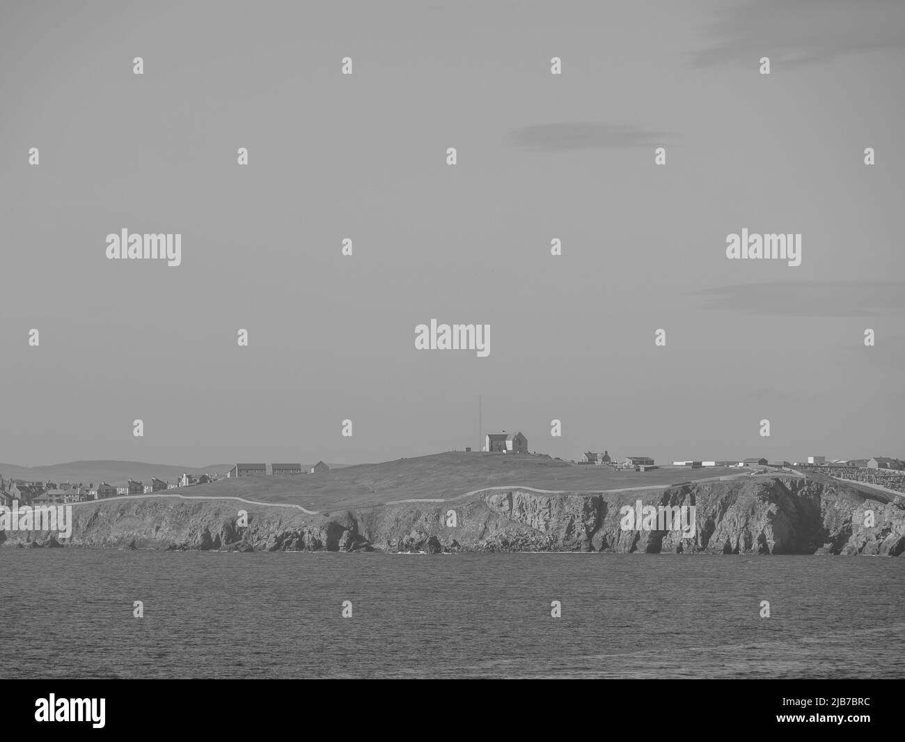 Viaggiare nelle shetland Foto e Immagini Stock in Bianco e Nero - Alamy